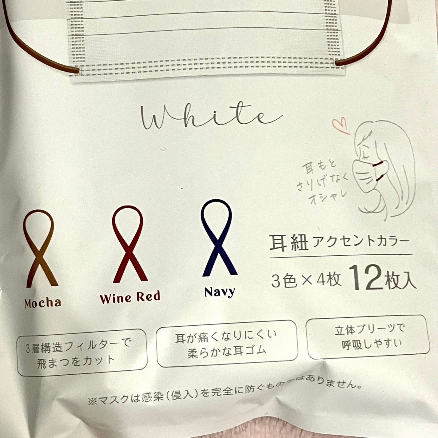 Loop Color Mask|セリアの口コミ 超優秀!100均で買えるおすすめマスク!セリア、キャンドゥでいつも購入しています。 By