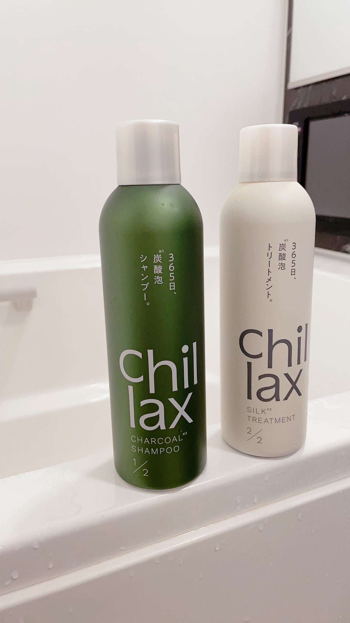 炭酸泡シャンプー&トリートメント|chillaxの口コミ チラックス 炭酸泡シャンプー&トリートメント By Kaokao4144混合肌