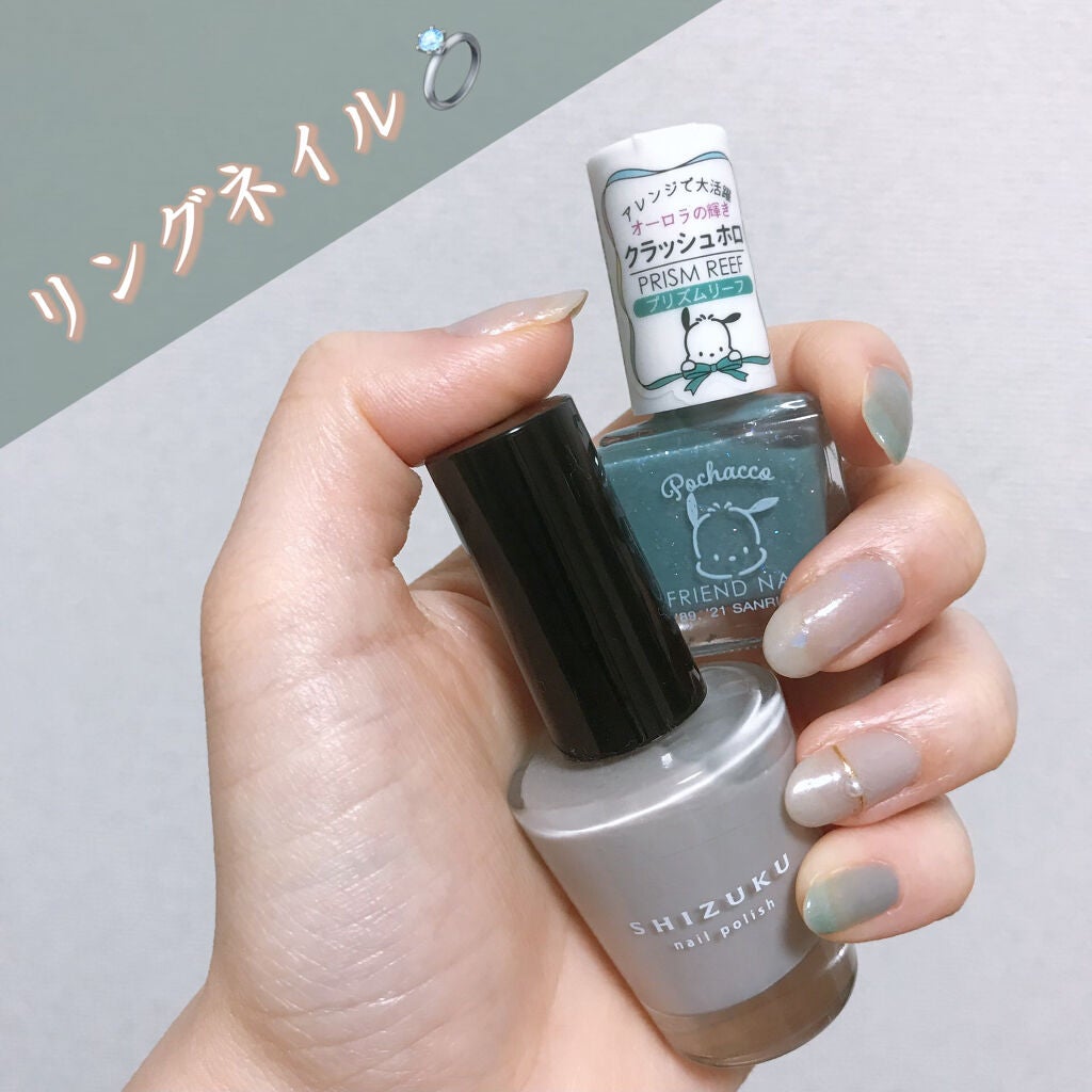 ネイルネイル・パラドゥ・セリア・キャンドゥ・daisoのネイル・ネイルケアを使った口コミ「˚ ₊⁎ネイル⁎⁺˳ ༚ ⧉ キャンドゥ しずく
