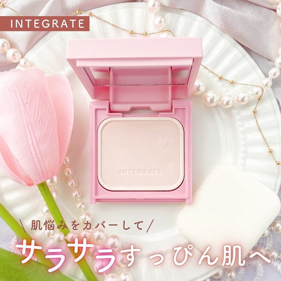 【2023年夏新作プレストパウダー】すっぴんメイカー トーンアップパウダーuv|インテグレートの口コミ すっぴんメイカー トーンアップ