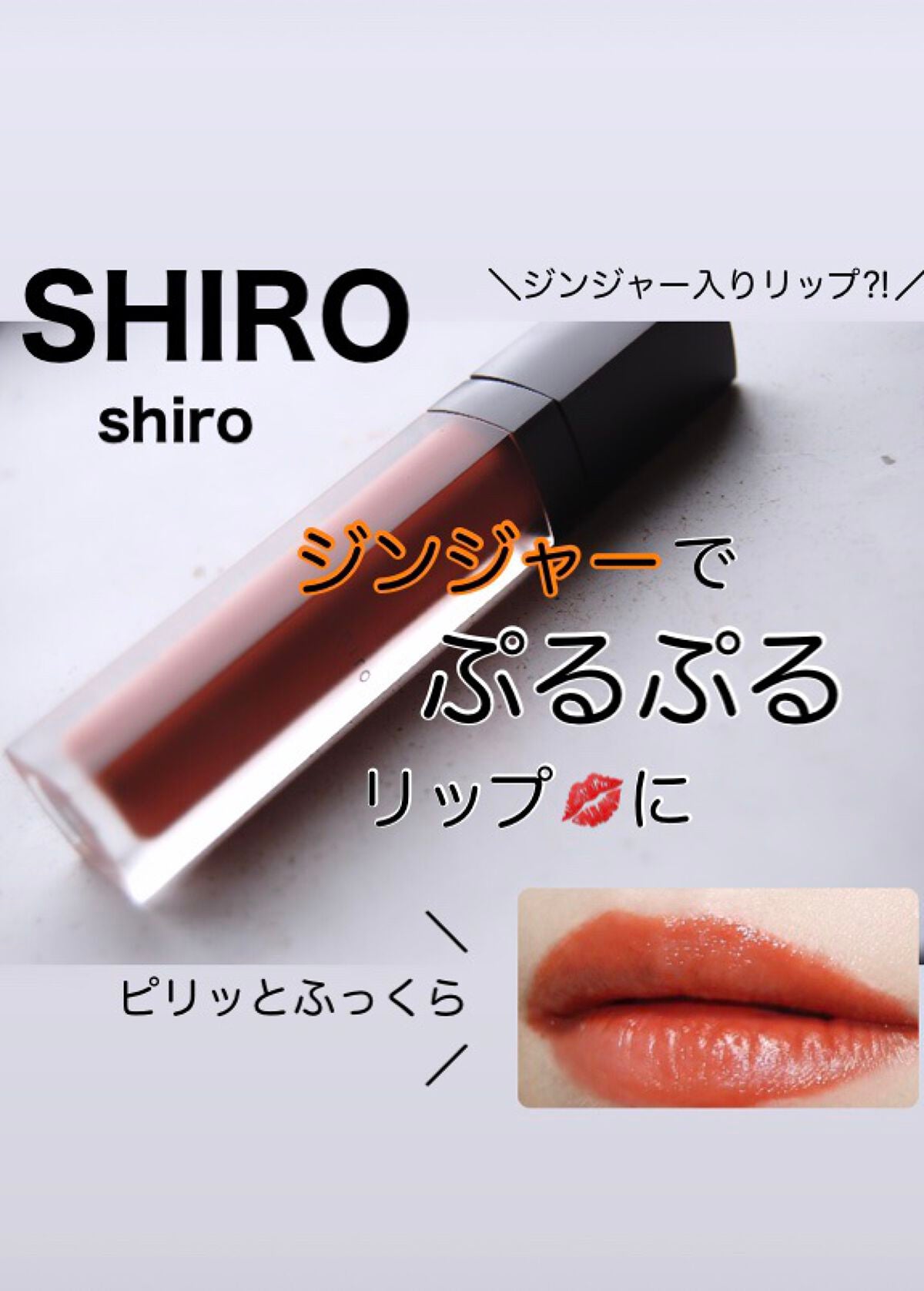 ジンジャーリップバター|shiroの口コミ 【秋リップ💄】お洒落なブラウンレッド💜 By Maa🍊元美容部員乾燥肌30代前半 Lips