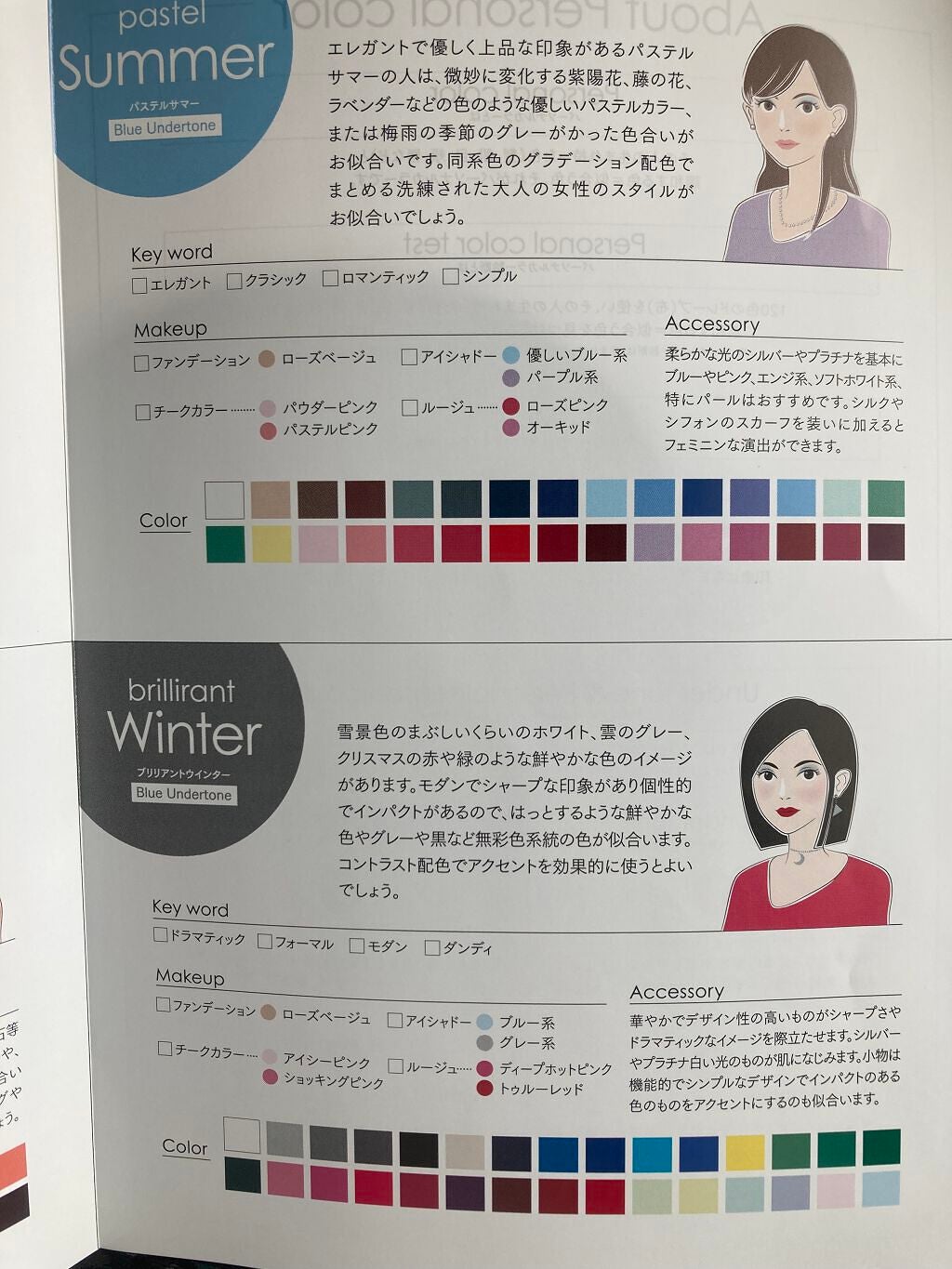 パーソナルカラー診断|viséeの口コミ プロのパーソナルカラー診断やっと受けてきました! By なのかのん 混合肌 Lips