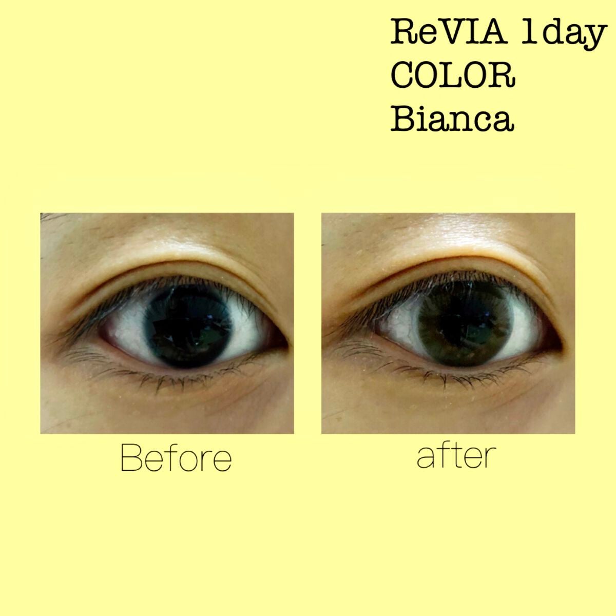 Revia 1day|reviaのカラコンレポ・着画口コミ Revia 1day Color Bianca By Quruli乾燥肌