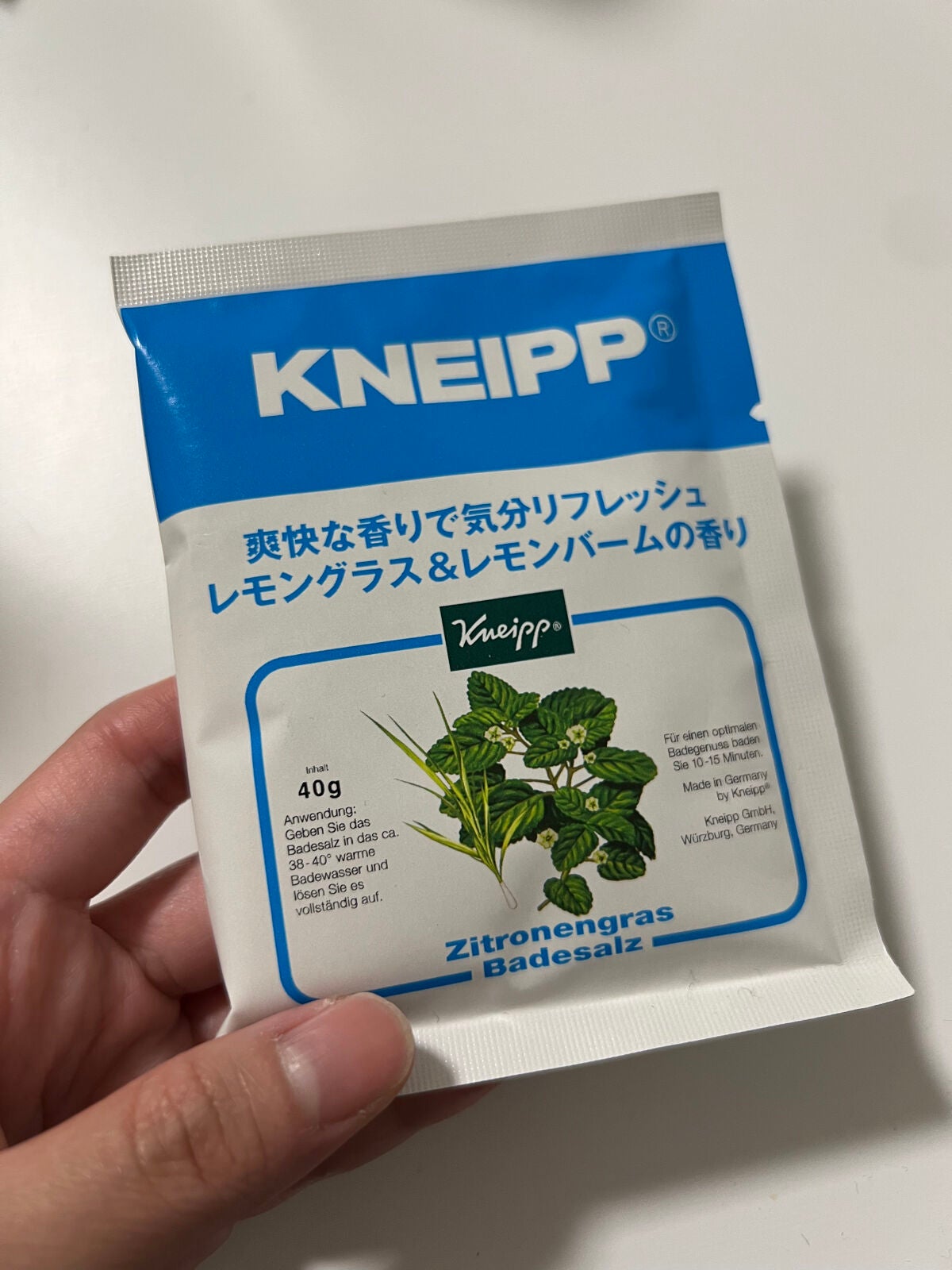 クナイプ バスソルト レモングラスandレモンバームの香り|クナイプの口コミ 爽快な香りで気分リフレッシュ🛁 By 梨20代前半 Lips