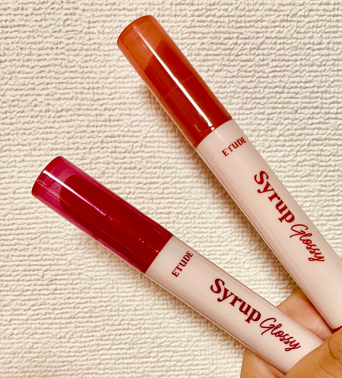シロップグロッシーバーム|etudeは落ちないのか?色持ちに関する口コミ イエベ春におすすめのリップグロス!エチュードの隠れた名品 ️
