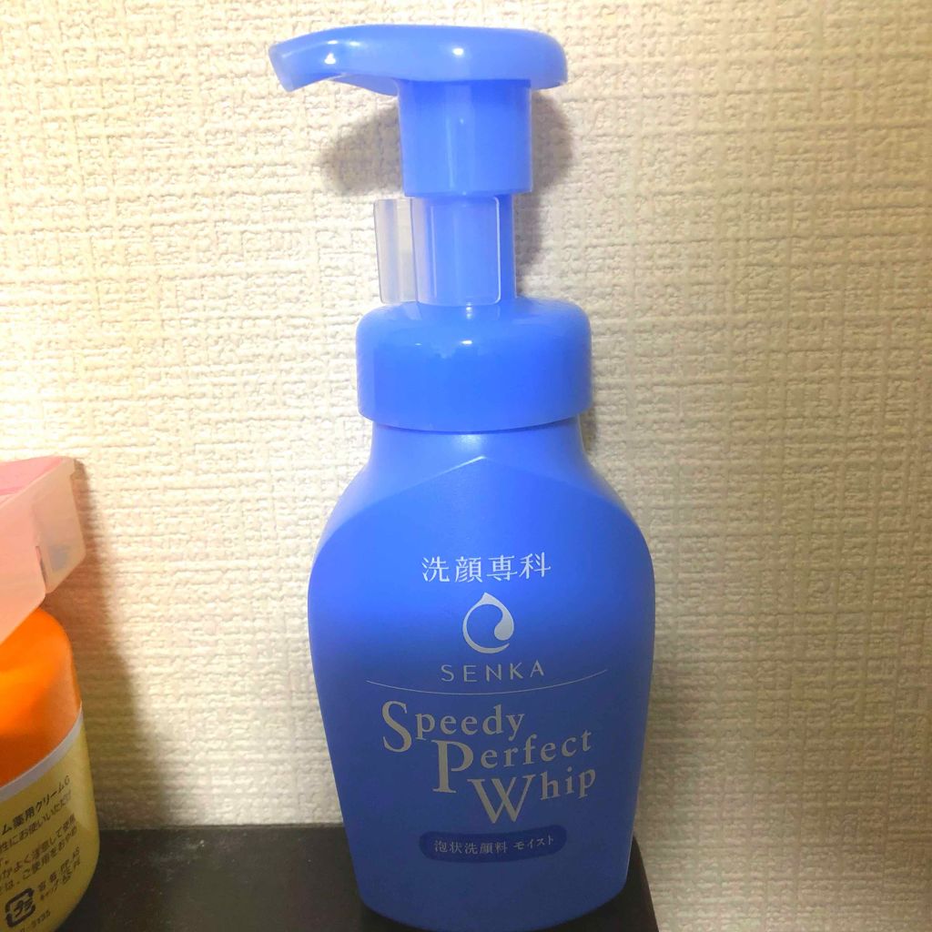 スピーディーパーフェクトホイップ モイストタッチ|senka(専科)の口コミ 乾燥肌におすすめの泡洗顔! パーフェクトホイップの泡タイプ