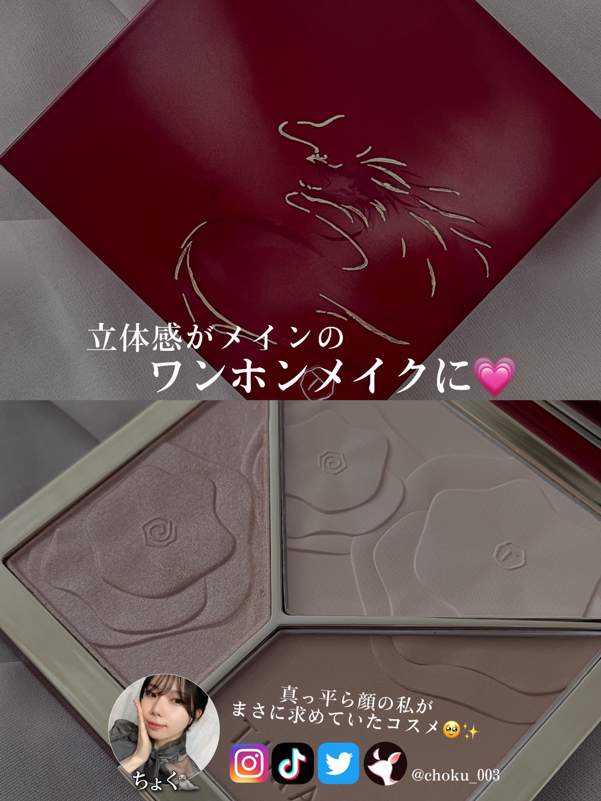 【限定ハイライト】ハイライト・シェーディングパレット|timageの口コミ ブルベにおすすめのハイライト! Pr Timage 新春