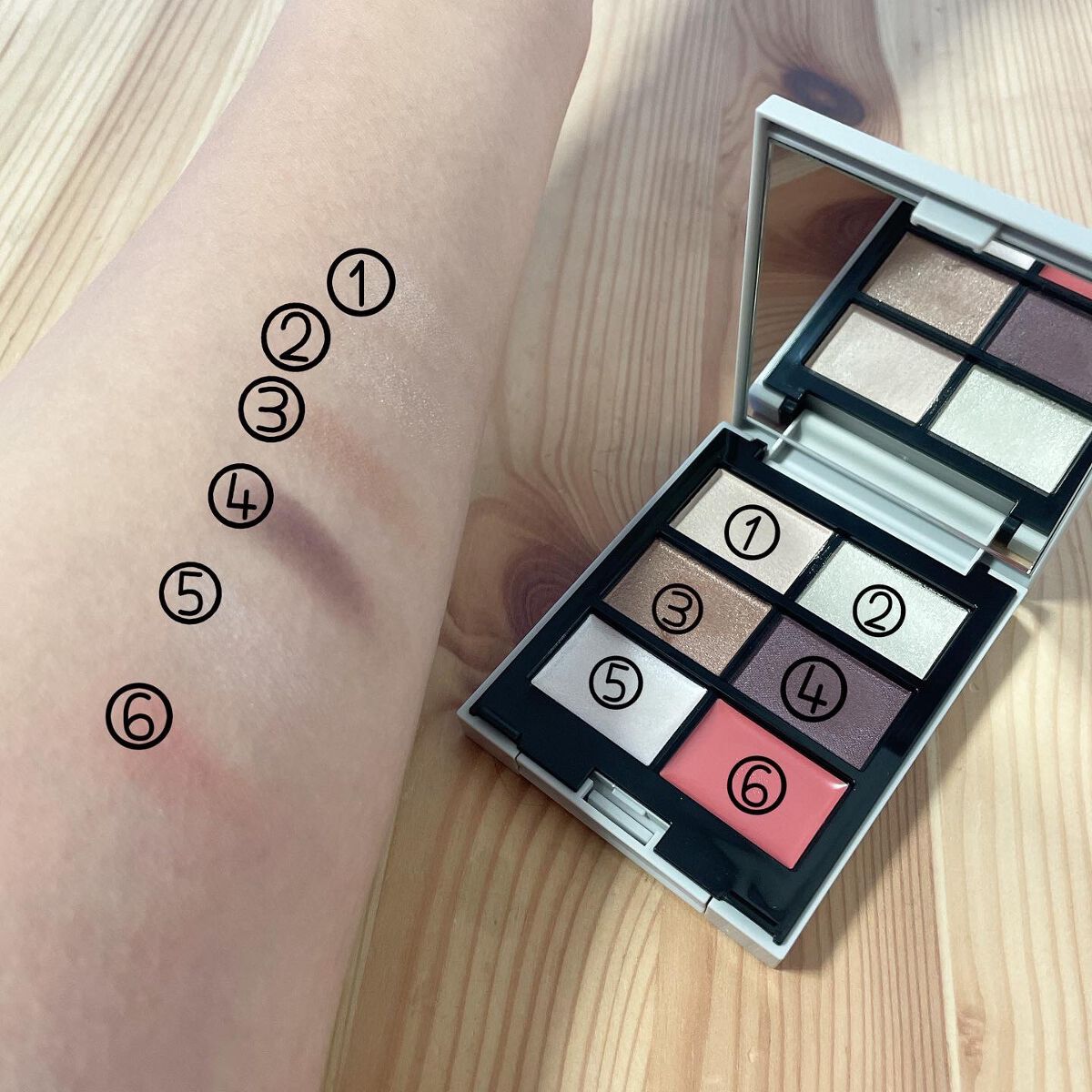 My Mixed Palette 6色カスタムパレット|mnの口コミ My Mixed Palette By ぽりぽりー普通肌40代