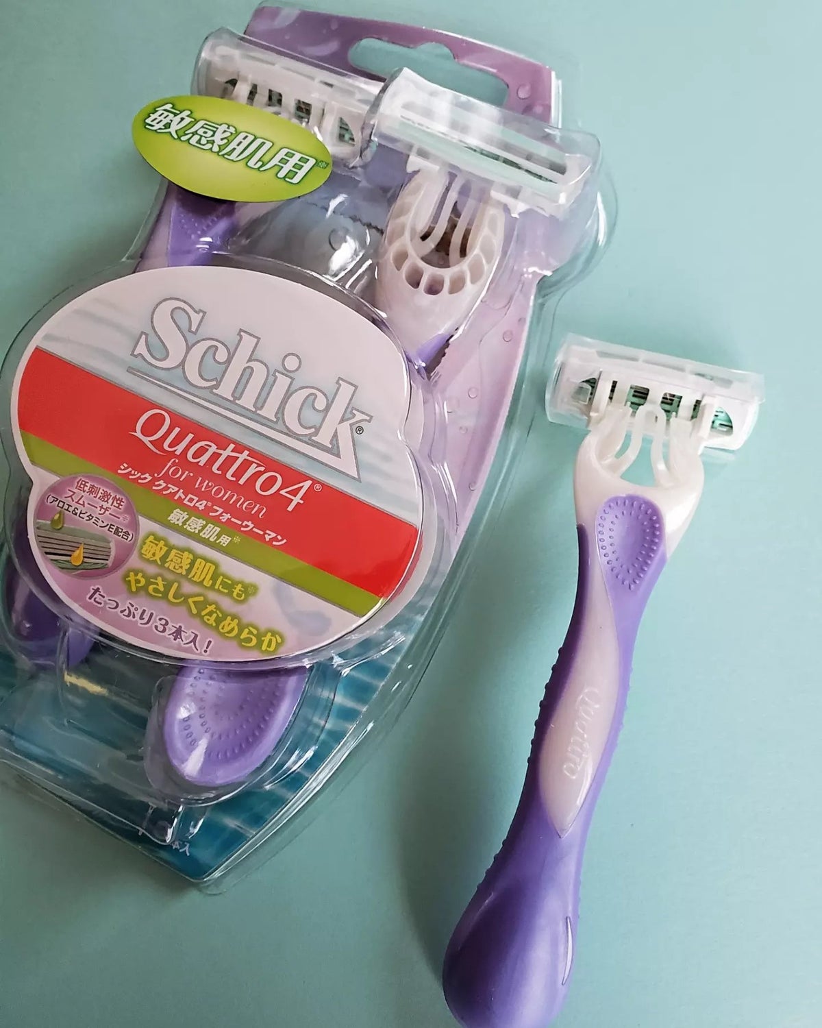 クアトロライト 敏感肌用 (2本入)|シックの口コミ スムーズにムダ毛処理 《schick》 By Coconuts Lips