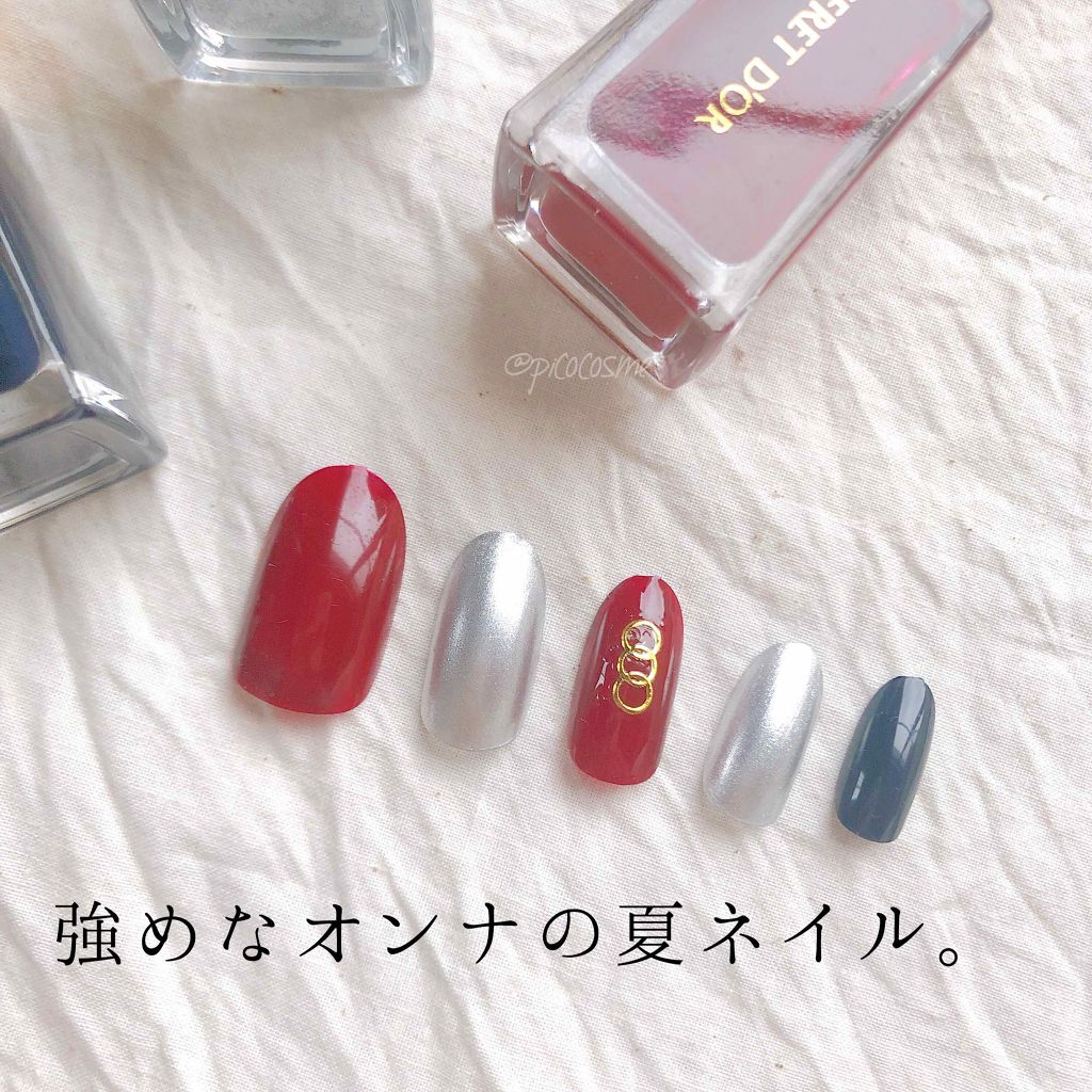 カラーエナメルネイル|コフレドールの口コミ 強めな女の夏ネイル By ぴこり Picocosme100普通肌 Lips