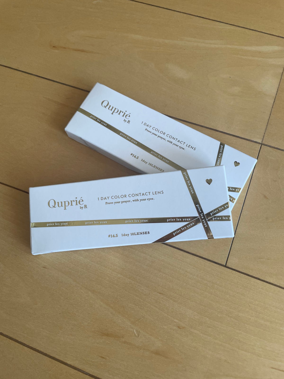 Quprie 1day|quprié By Rのカラコンレポ・着画口コミ Quprié グレーシャトン By M混合肌10代後半
