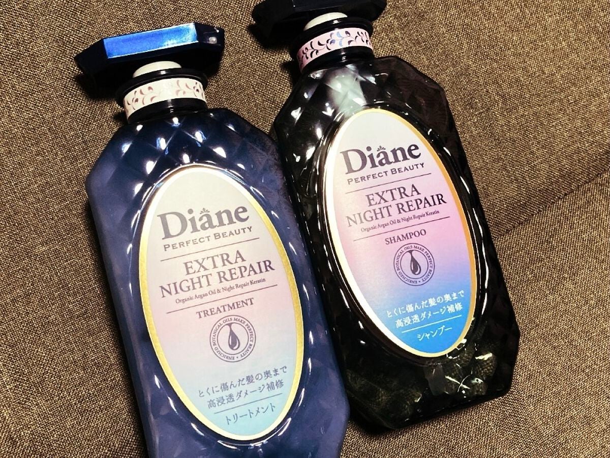 エクストラナイトリペア シャンプー&トリートメント|ダイアンの口コミ「モイストダイアン エクストラナイトリペア シャンプー&トリートメント
