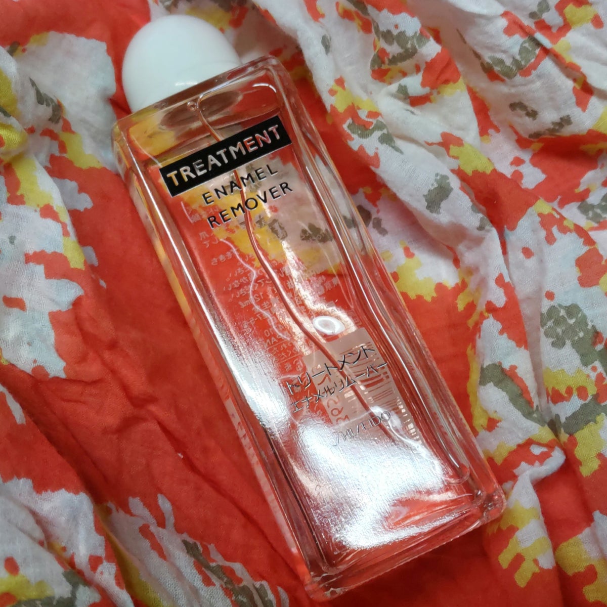 トリートメントエナメルリムーバー|shiseidoの口コミ Shiseido トリートメントエナメルリムーバー By よっぱ混合肌