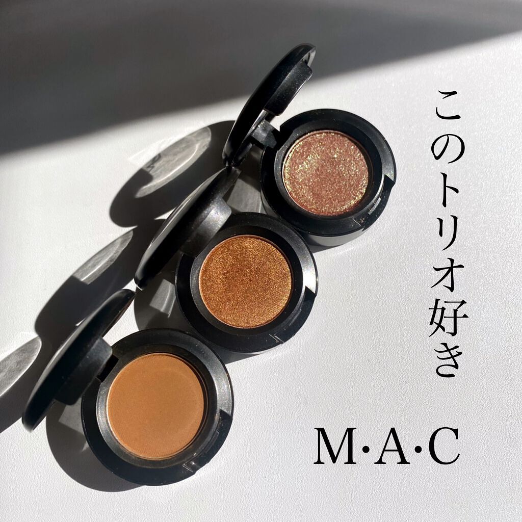 M・a・cのパウダーアイシャドウ スモール アイシャドウ&ダズルシャドウを使った口コミ「お気に入りの組み合わせ🧡 Mac 」 By Ai