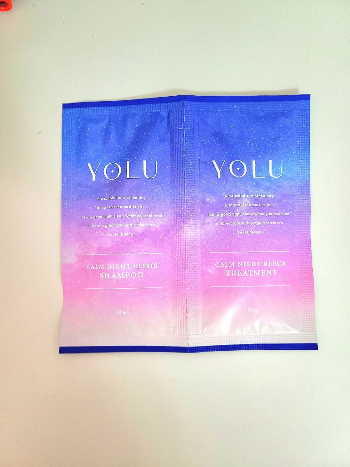 カームナイトリペアシャンプー/トリートメント|yoluの口コミ Yoluのカームナイトリペアシャンプー/トリートメントのトライアル使用して
