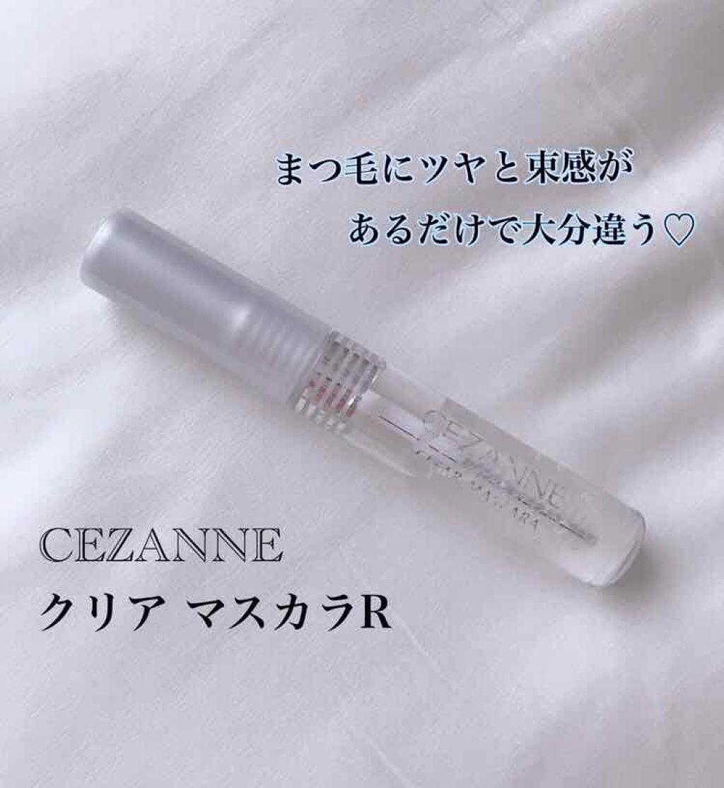 クリア マスカラr|cezanneの口コミ セザンヌのクリア マスカラrです☺️ By Elfi混合肌 Lips