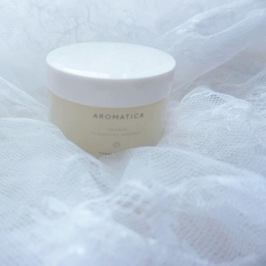 オレンジクレンジングシャーベット|aromaticaの口コミ 最近あまりメイクをしていなかったのですが By 瑛子乾燥肌30代後半