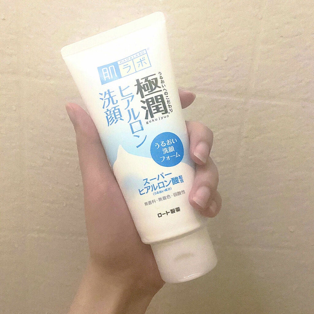 極潤 ヒアルロン洗顔フォーム|肌ラボの口コミ 極潤 ヒアルロン洗顔フォーム 化粧水が優秀 By 546混合肌20代後半 Lips