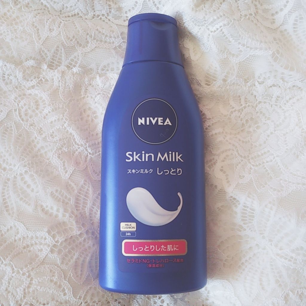 スキンミルクしっとり|ニベアの口コミ「nivea♥ スキンミルク〈ボディ用乳液〉 」 By 𝕜𝕒𝕟𝕒♡混合肌20代後半 Lips