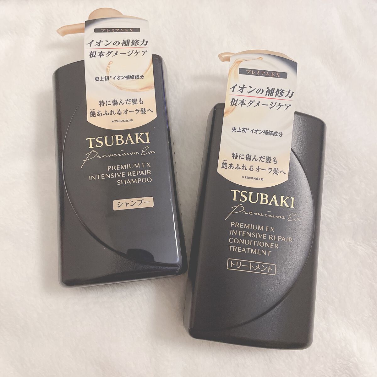 プレミアムex インテンシブリペア <シャンプー>/コンディショナー<ヘアトリートメント> |tsubakiの口コミ イオン補修成分1