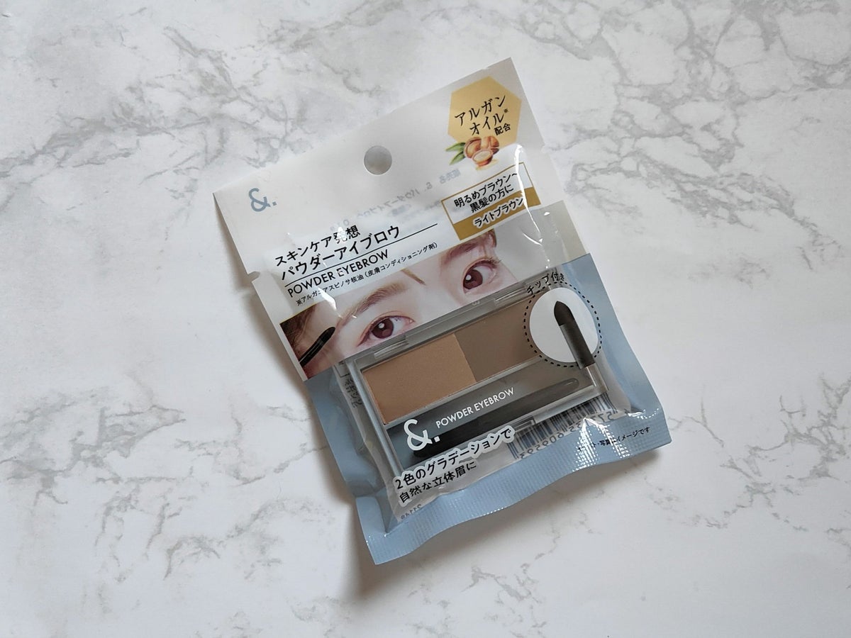パウダーアイブロウパレット|daisoの口コミ 【購入商品】 Daiso &.パウダーアイブロウパレット ライトブラウン By
