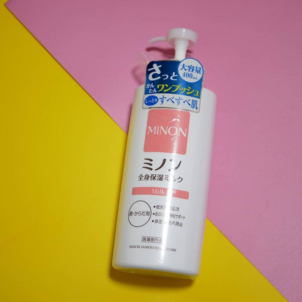 ミノン全身保湿ミルク|ミノンの口コミ 家族みんなで使えるミノン! ボディミルクは、べたつかない。 By なつ乾燥肌30代前半 Lips
