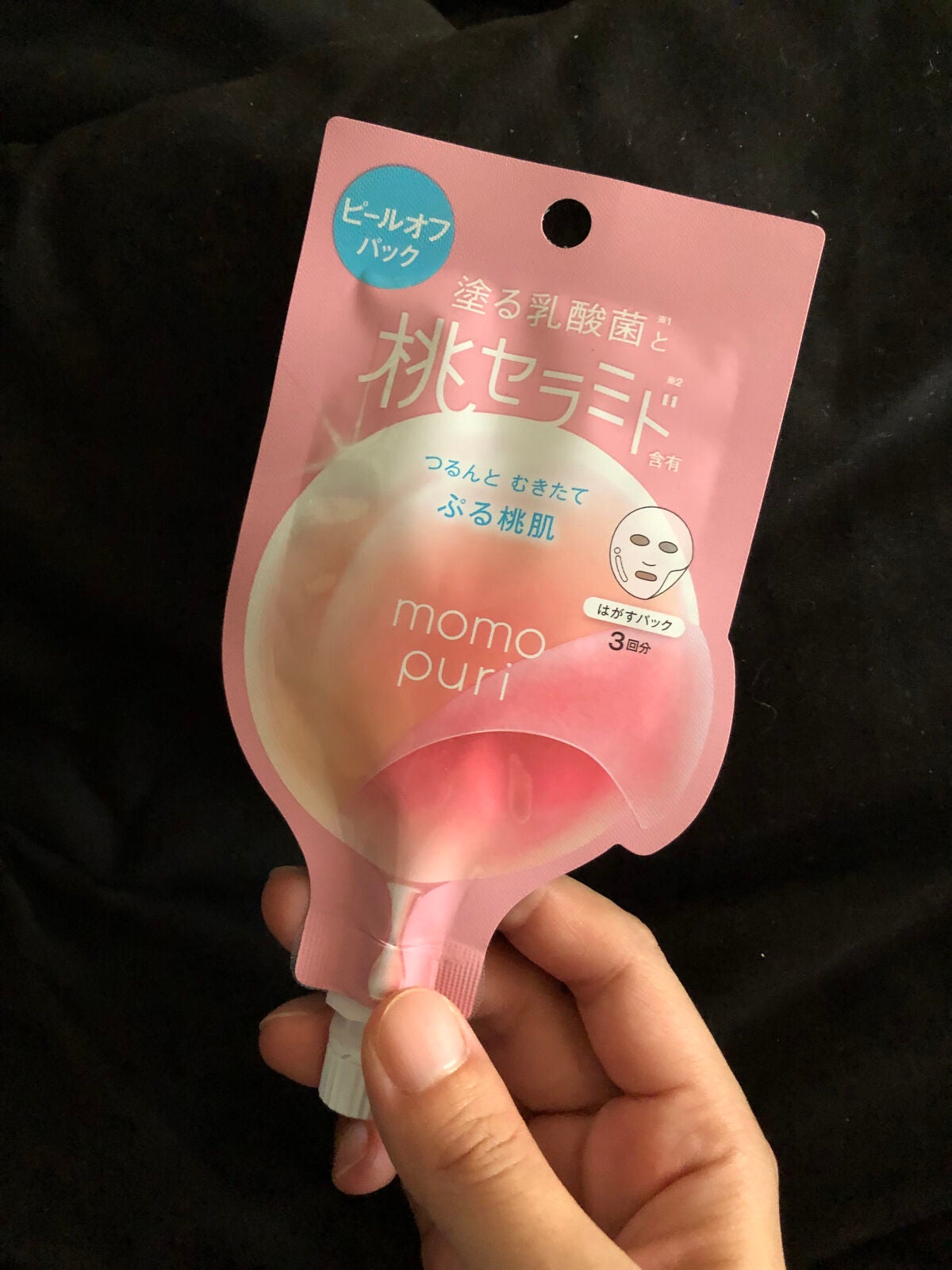 フレッシュピールオフパック|ももぷりの口コミ よくlipsで見掛ける ももぷりフレッシュピールオフパック By Sora敏感肌30代