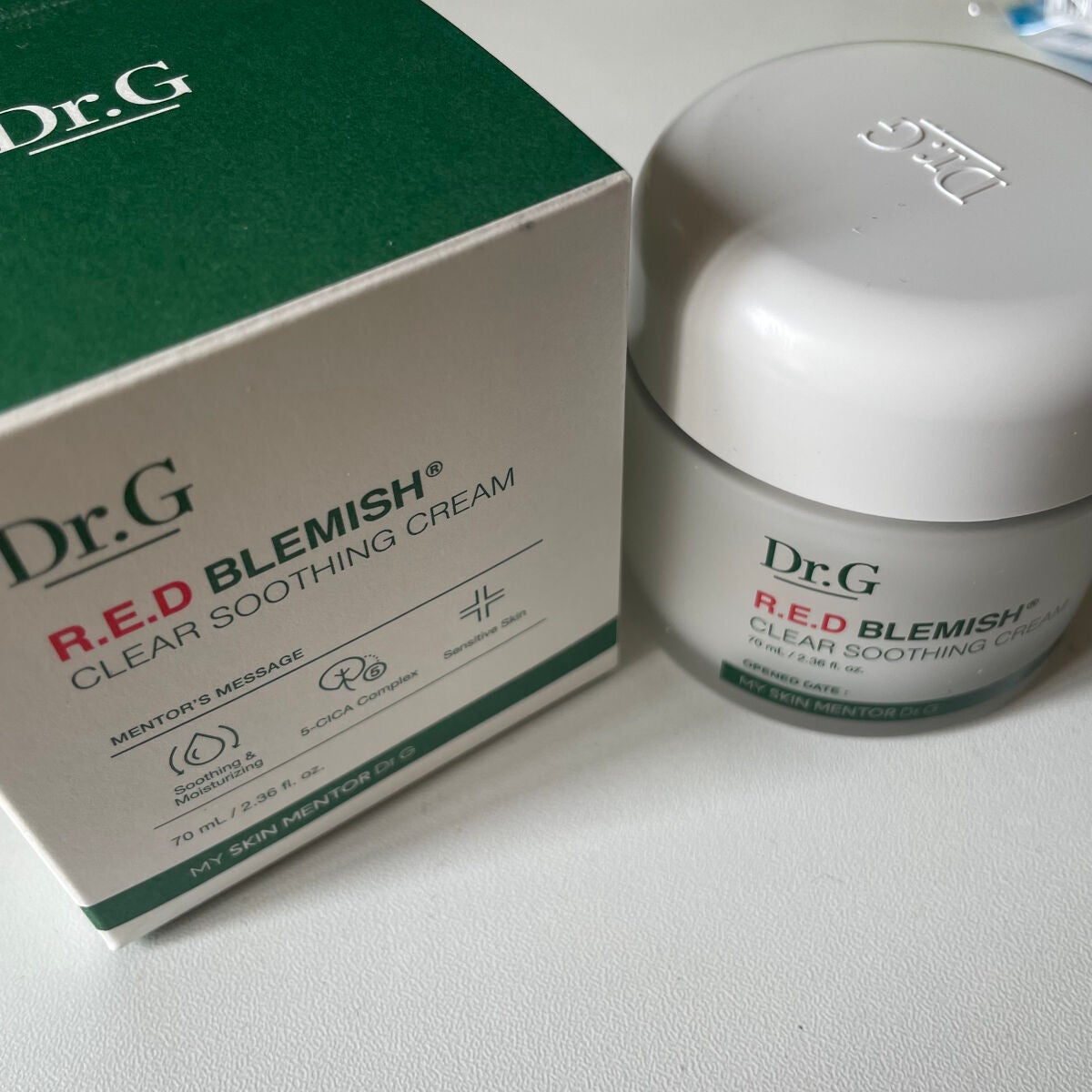 レッドブレミッシュ クリアスージングクリーム|drgの口コミ 混合肌におすすめのフェイスクリーム!drgブレミッシュ クリア