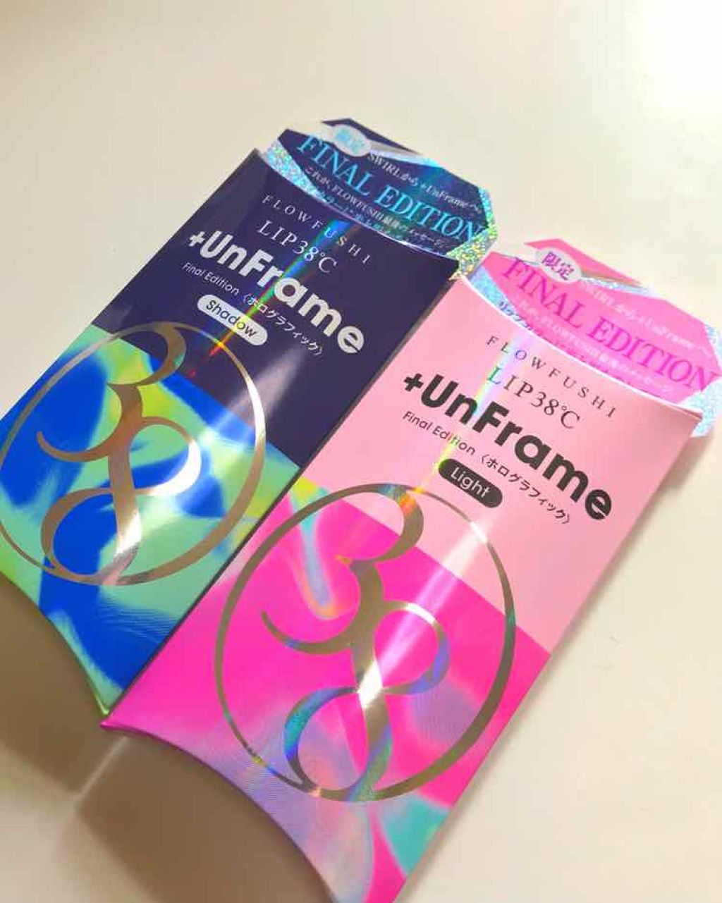 【限定色レビュー】lip38℃ Unframe |uzu By Flowfushiの口コミ やーーーっと届きました♡ ☆フローフシ
