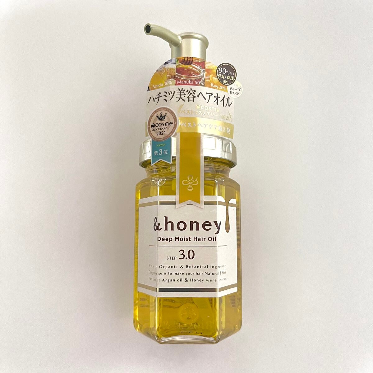ディープモイスト ヘアオイル30 本体100ml|andhoneyの口コミ「📦lips購入品 *andhoney ディープモイスト ヘアオイル30