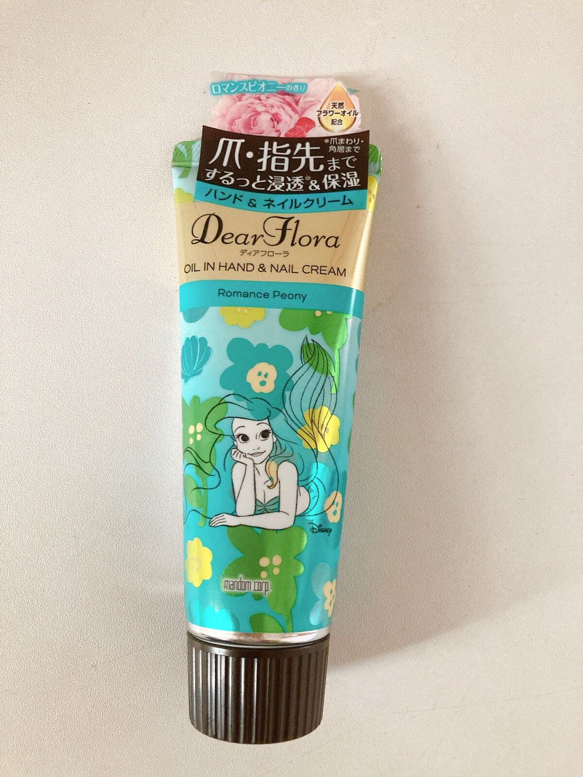 ディアフローラ オイルイン ハンド&ネイルクリーム ロマンスピオニー|マンダムの口コミ マンダム ディアフローラ オイルイン ハンド