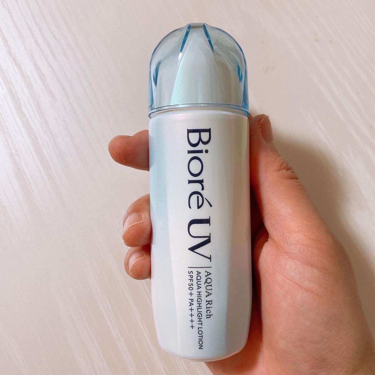 ビオレuv アクアリッチ アクアハイライトローション(水層ハイライトuv)|ビオレの効果に関する口コミ *** 【ビオレuv 水層