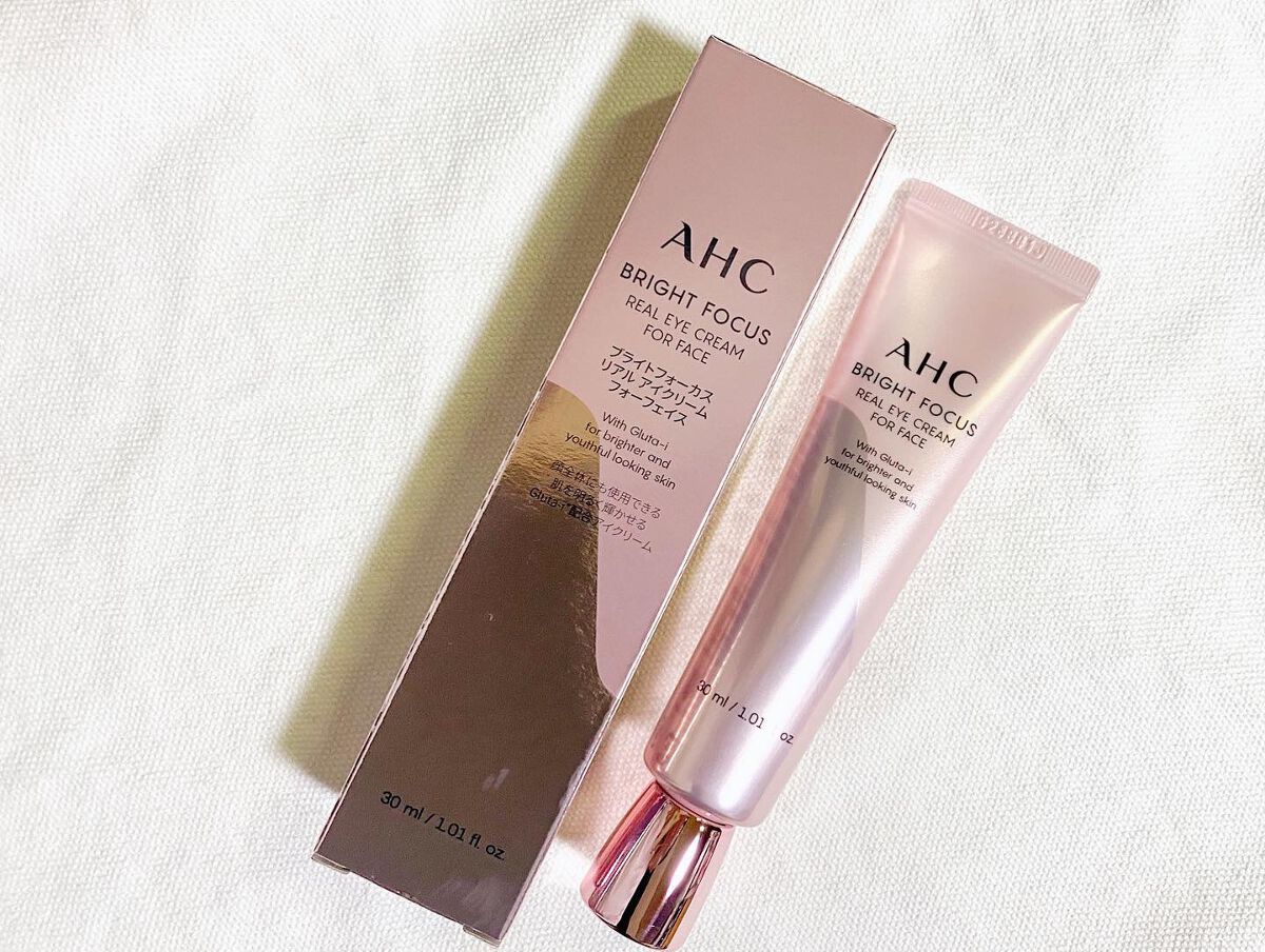 ブライト フォーカス リアル アイクリーム フォーフェイス|ahcの口コミ Ahc Bright Focus Real Eye