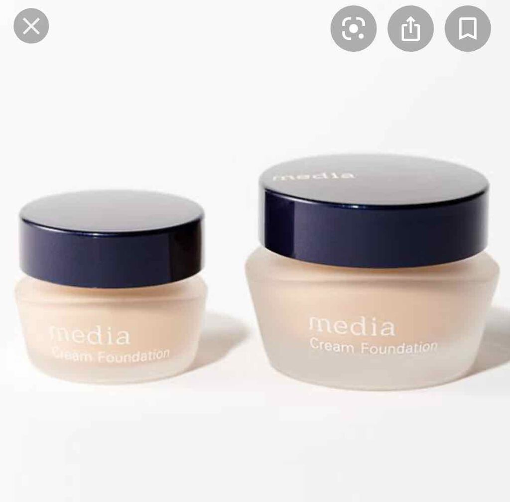 クリームファンデーション|mediaの口コミ 今回は、mediaのクリームファンデーショ By ぱん混合肌20代前半 Lips
