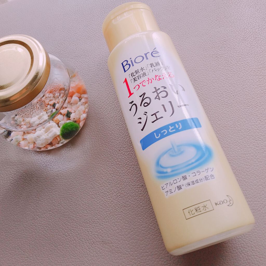 うるおいジェリー しっとり|ビオレの口コミ「 これ1本で化粧水、乳液、美容液、パックの役割👏 」 By みー🧸🐻 混合肌20代前半