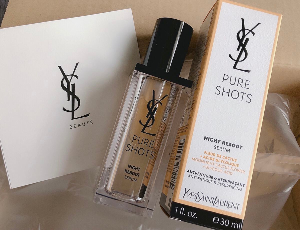 ピュアショット ナイトセラム|yves Saint Laurent Beauteの口コミ「敏感肌におすすめの美容液!【使った商品】yves