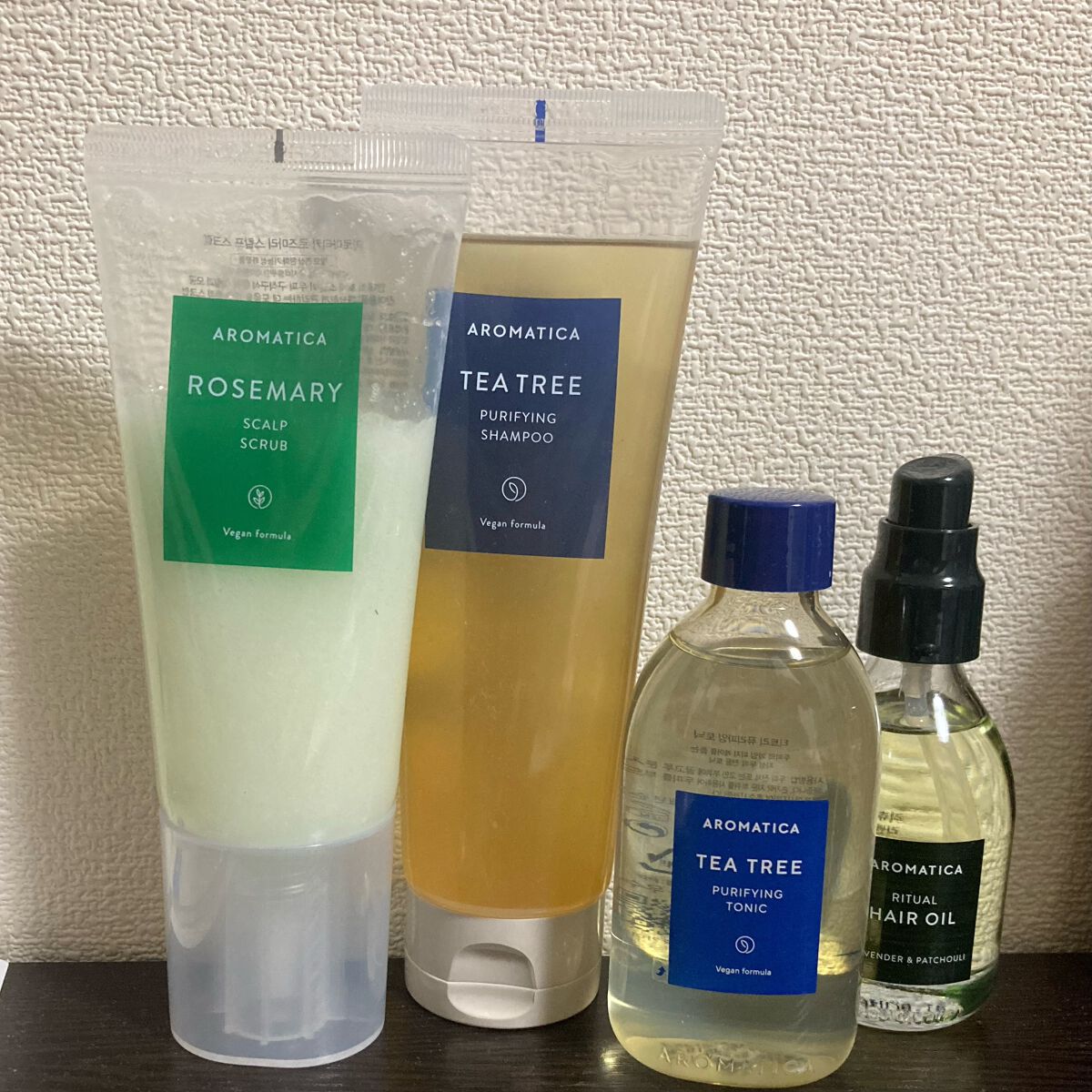 Aromaticaのヘアケア・スタイリング ローズマリー スカルプスクラブ他、2商品を使った口コミ メガ割購入品 Aromatica