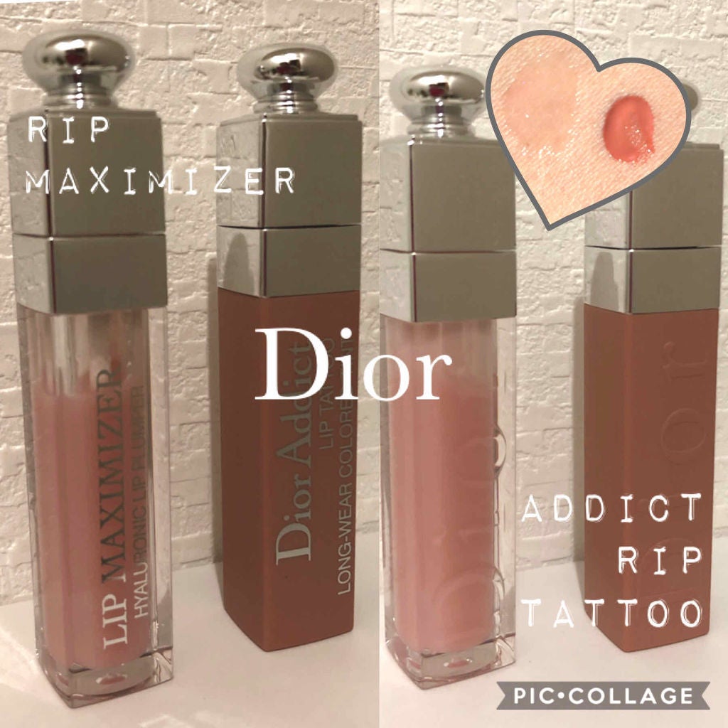 Diorのリップグロス 【旧】ディオール アディクト リップ マキシマイザー他、1商品を使った口コミ ディオール アディクトリップタトゥー