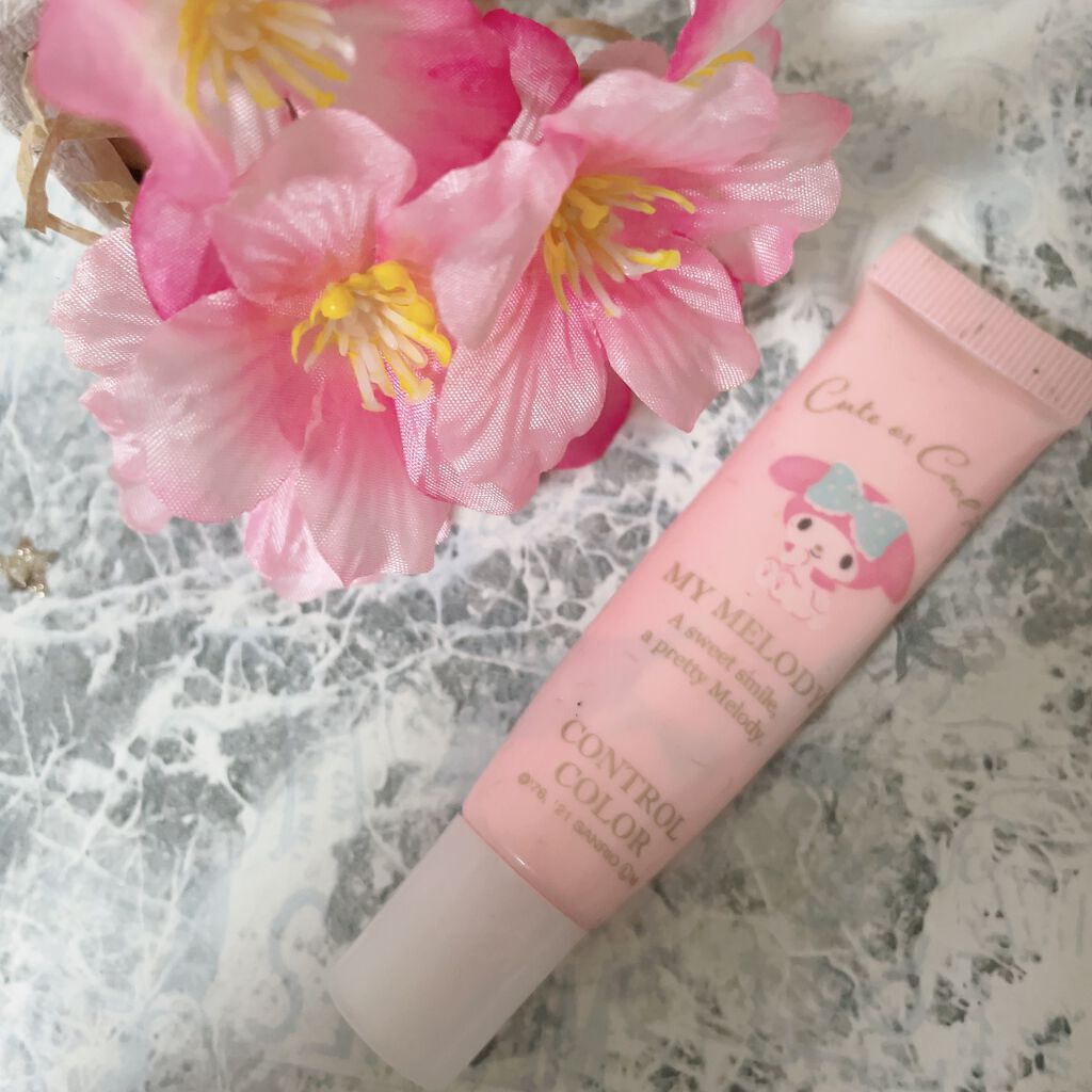 Mmコントロールカラー|セリアの効果に関する口コミ「パッケージがマイメロディで可愛い🐰💓 」 By るいるい普通肌30代前半 Lips