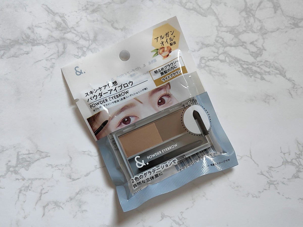パウダーアイブロウパレット|daisoの使い方を徹底解説 【使った商品】 Daiso &.パウダーアイブロウパレット ライトブラウン By