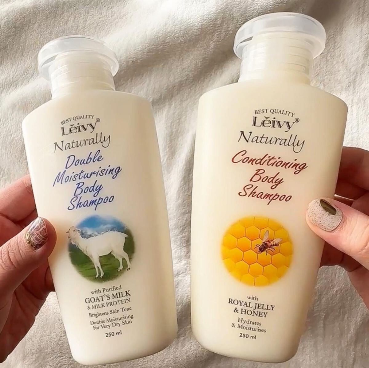 Leivyのボディソープ ボディシャンプー ゴートミルク他、1商品を使った口コミ 〖leivy〗レイヴィー ボディシャンプー By める