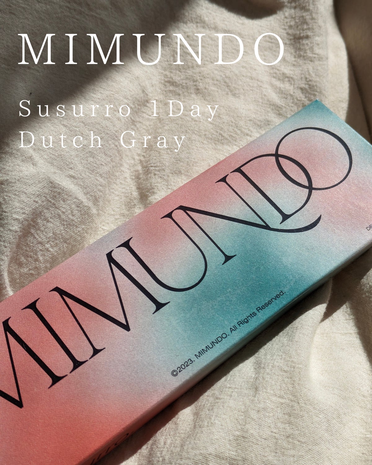 Susurro 1day|mimundoのカラコンレポ・着画口コミ グレージュ盛れカラコン Mimundo By Yuyukaお洒落パケ