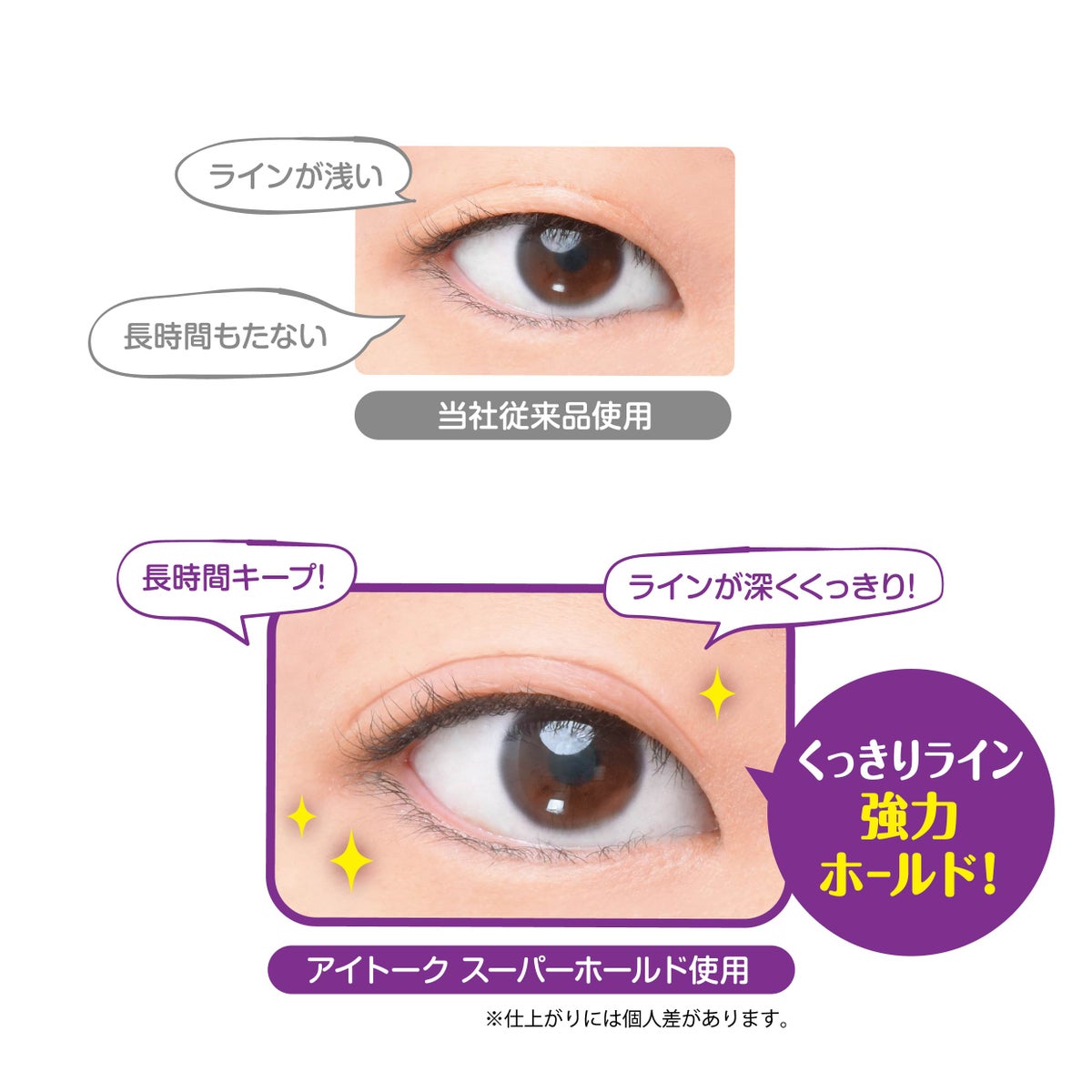 【公式】アイトーク On Lips 「「アイトーク スーパーホールド」は重たいまぶたもぱっちりふたえ」 Lips