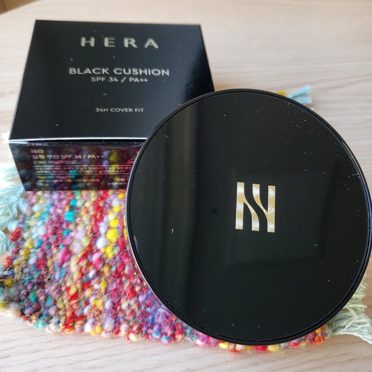 ブラッククッション 21n1|heraの口コミ「乾燥肌におすすめのクッションファンデーション!heraブラッククッション カバー力抜群の