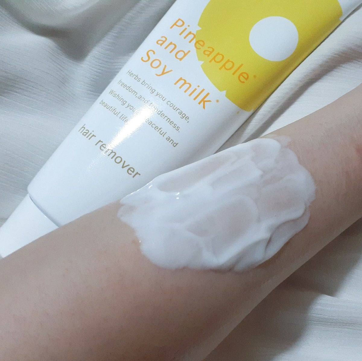 パイナップル豆乳除毛クリーム|鈴木ハーブ研究所の効果に関する口コミ パイナップル豆乳除毛クリーム By Amaranth普通肌 Lips