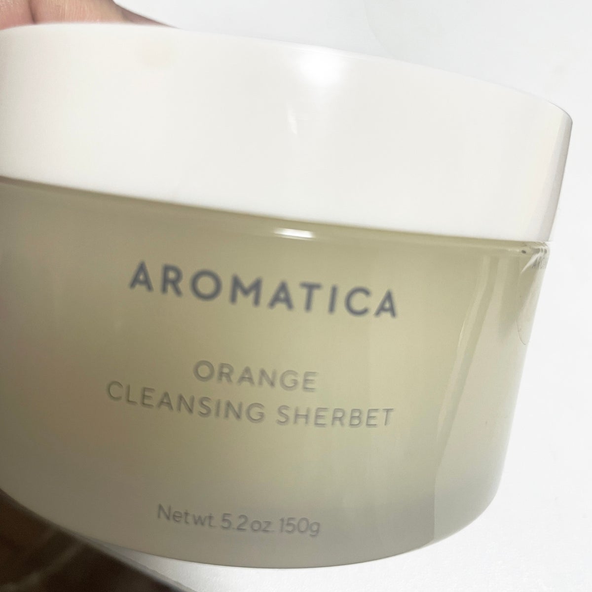 オレンジクレンジングシャーベット|aromaticaの口コミ Aromatica オレンジクレンジングシャーベット By 自己満コスメ記録
