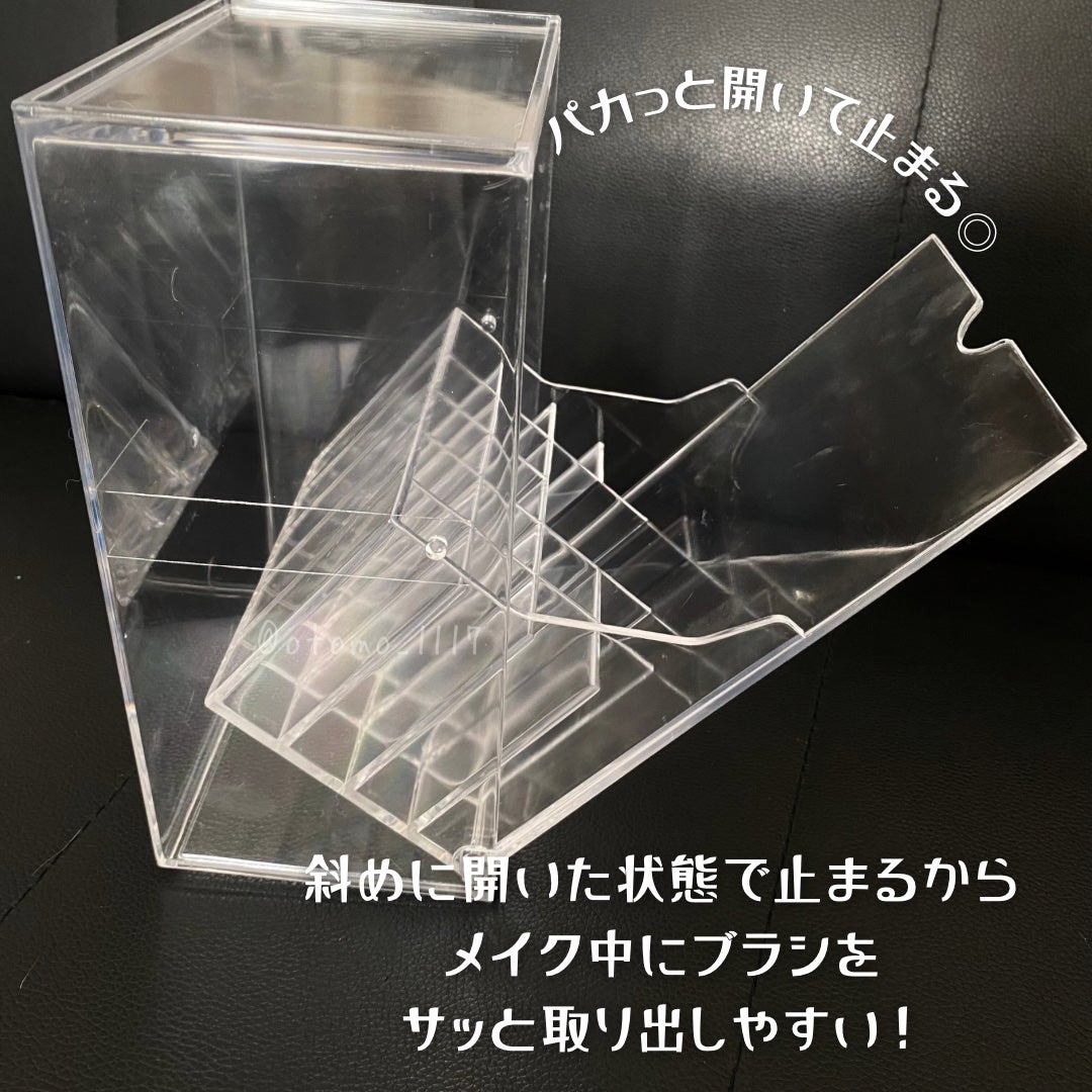 【2023年秋新作コスメ】クリアストレージケース|daisoの口コミ 超優秀!100均で買えるおすすめコスメ!こういうのが欲しかった