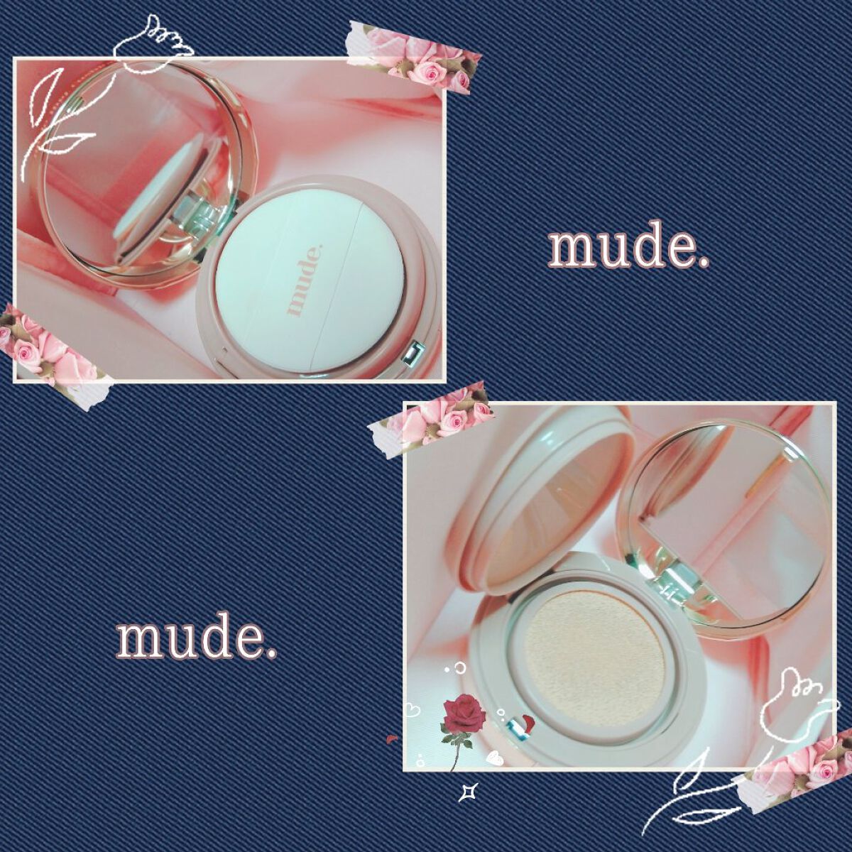 ハグクッション|mudeの使い方を徹底解説 🌹お花の香りがする!?カバー力高くて、パケも可愛いmudeのクッションファンデ🌹 By