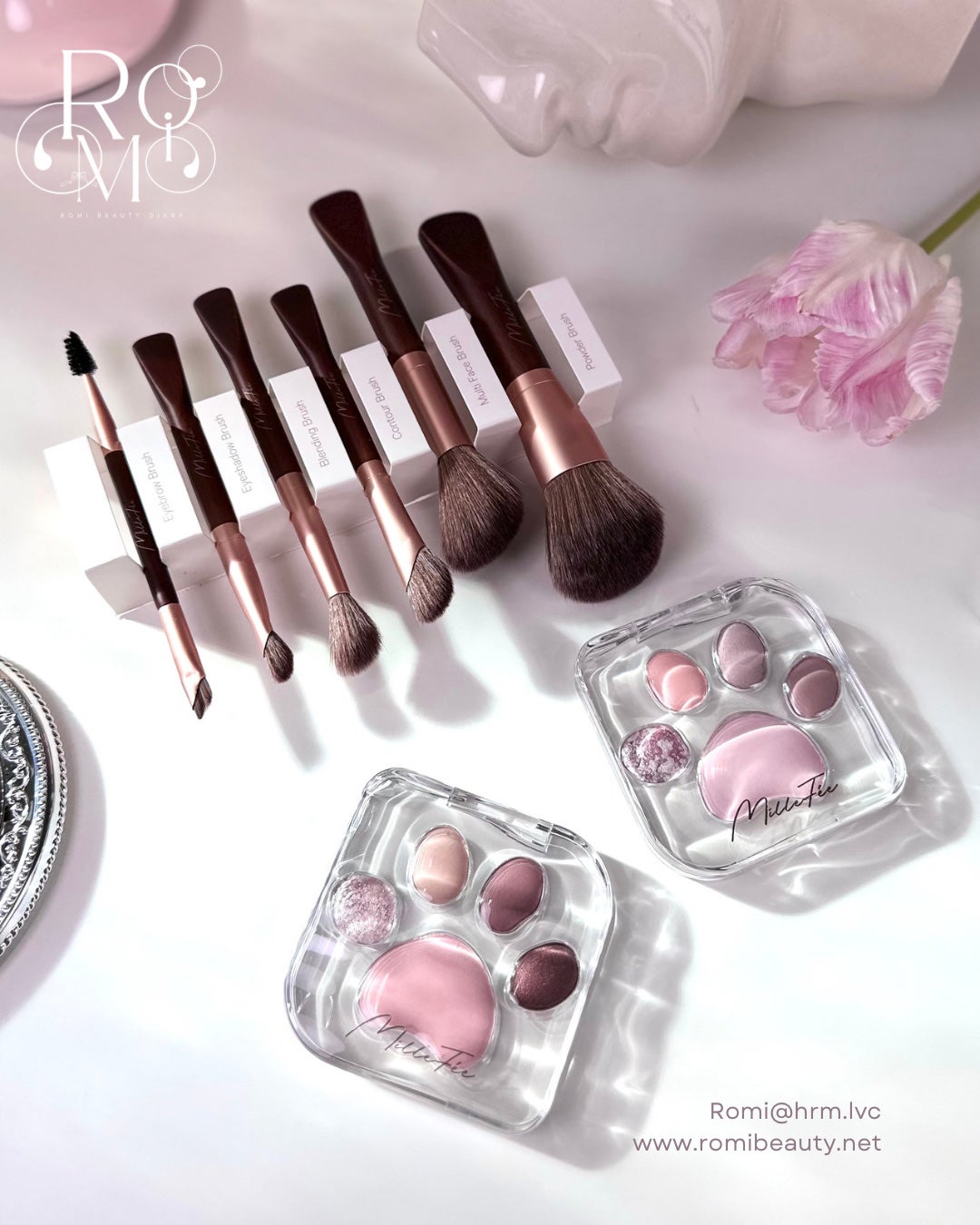 フェアリーメイクアップブラシセット|milleféeの口コミ Millefee(ミルフィー)ブラシ By Romi混合肌 Lips