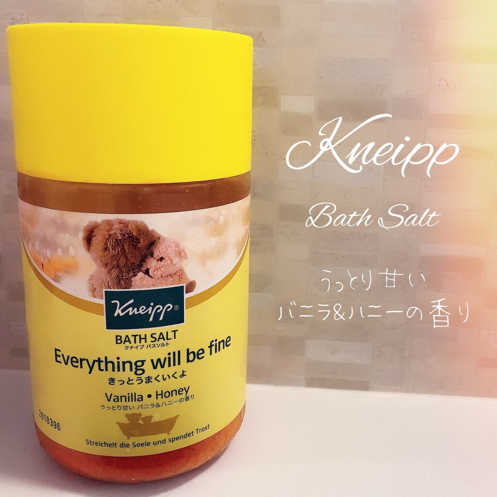 クナイプ バスソルト バニラ&ハニーの香り|クナイプの口コミ「⋆ ⋆ฺ。 ☑︎ クナイプ 」 By Asako混合肌30代後半